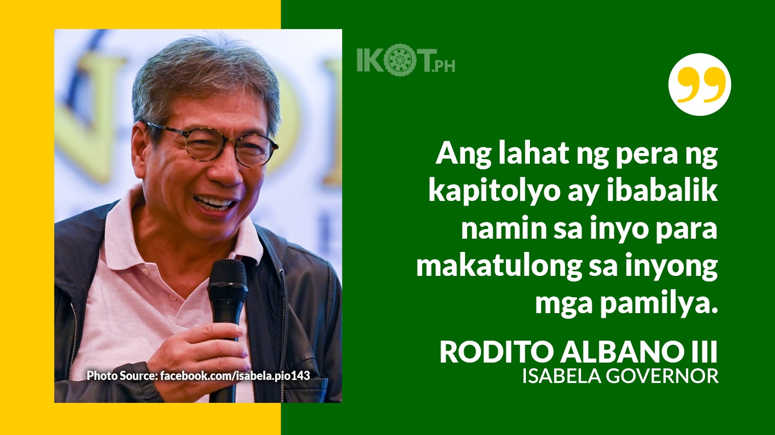 ISABELA TOWN RESIDENTS RECEIVE CASH AID — IKOT.PH