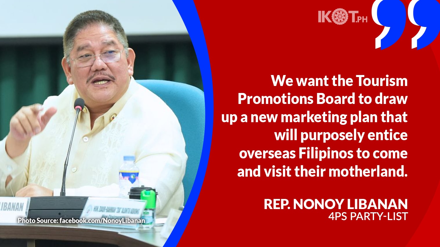 URGE MORE PINOYS ABROAD TO VISIT PH -- LIBANAN — IKOT.PH URGE MORE PINOYS ABROAD TO VISIT PH -- LIBANAN — IKOT.PH