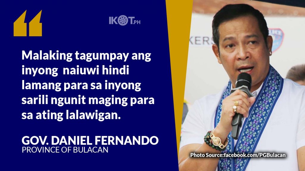 FERNANDO LAUDS BULAKENYO BATANG PINOY WINNERS — IKOT.PH