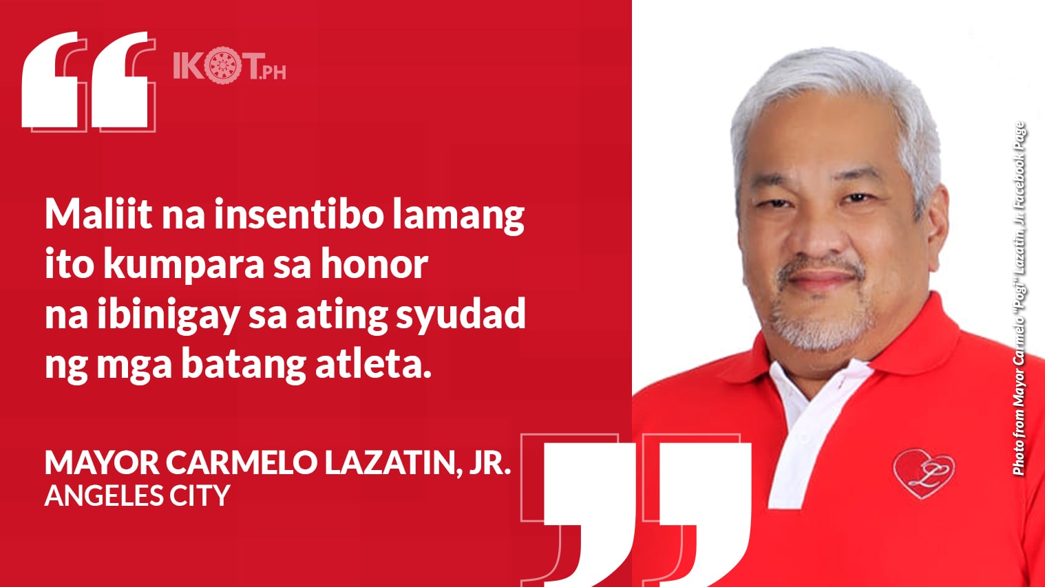 ANGELES CITY GIVES STUDENT- ATHLETES INCENTIVES — IKOT.PH ANGELES CITY GIVES STUDENT- ATHLETES INCENTIVES — IKOT.PH