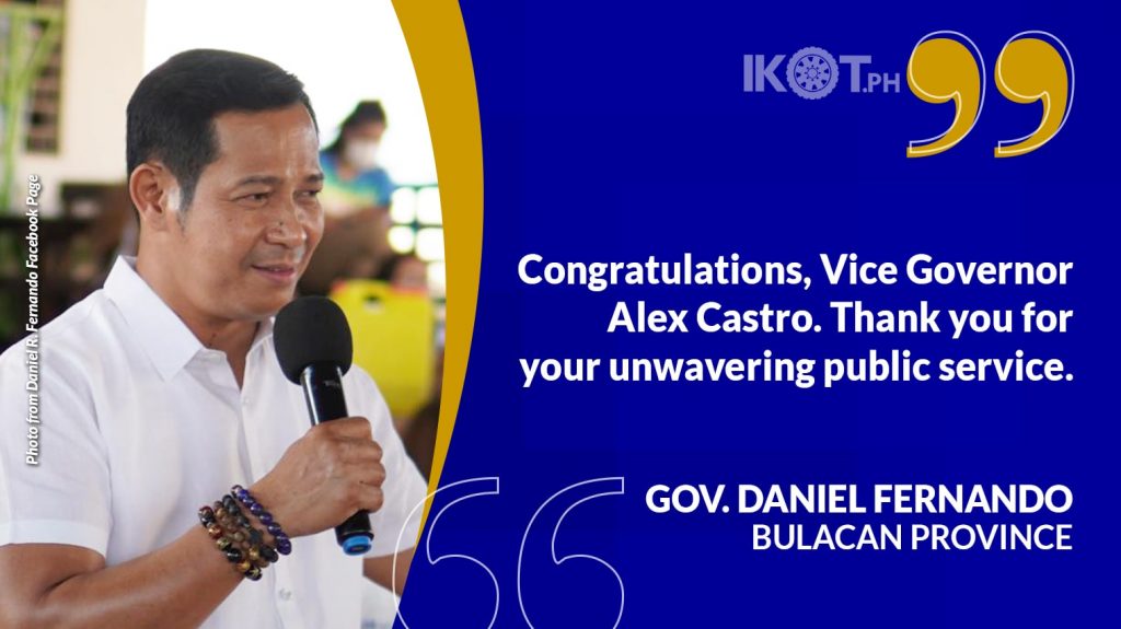 BULACAN VICE GOV CASTRO WINS PUBLIC SERVICE AWARD — IKOT.PH