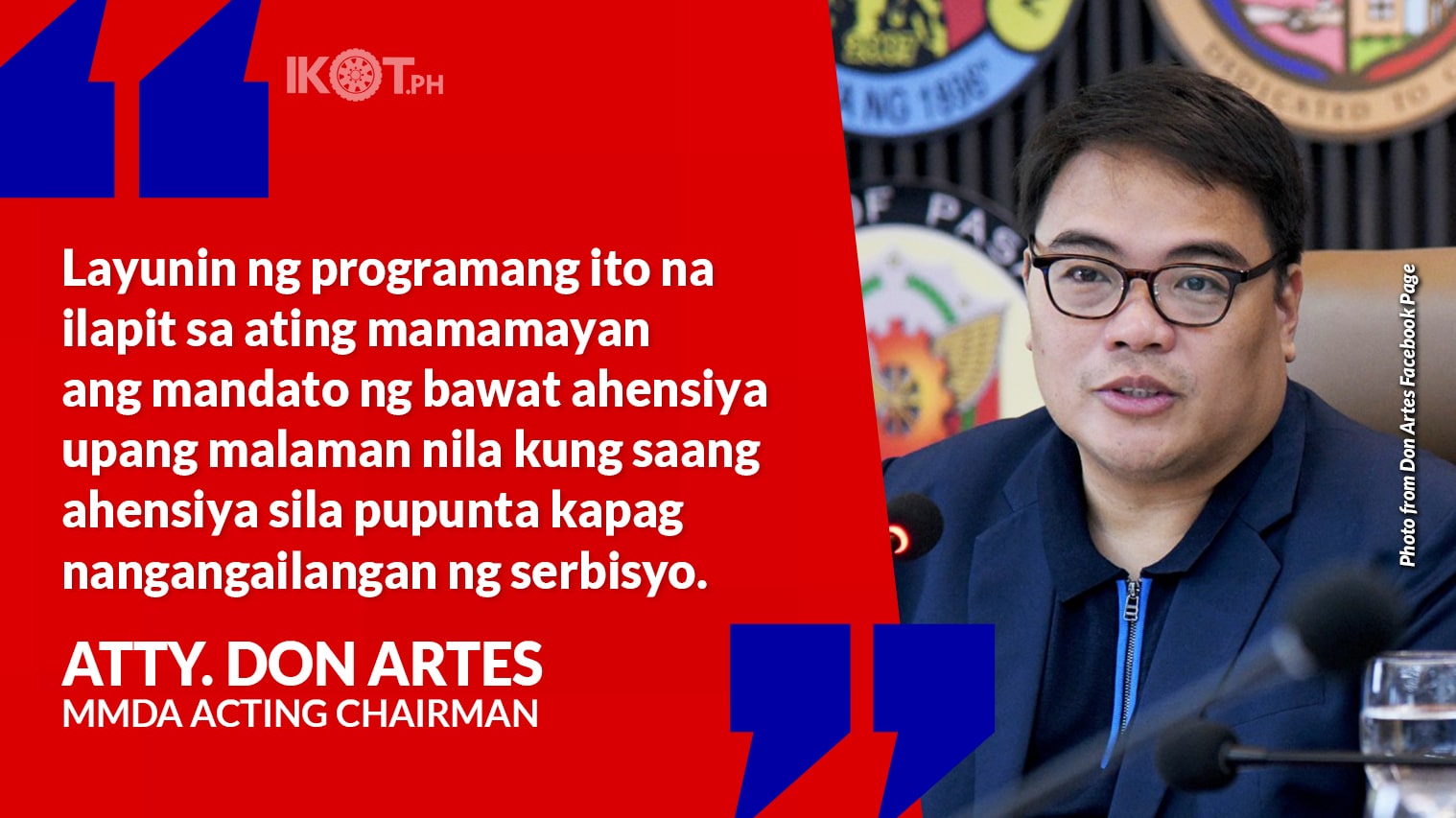 MMDA OPENS ‘PAMPAMAHALAANG PROGRAMA AT SERBISYO’ — IKOT.PH MMDA OPENS ‘PAMPAMAHALAANG PROGRAMA AT SERBISYO’ — IKOT.PH