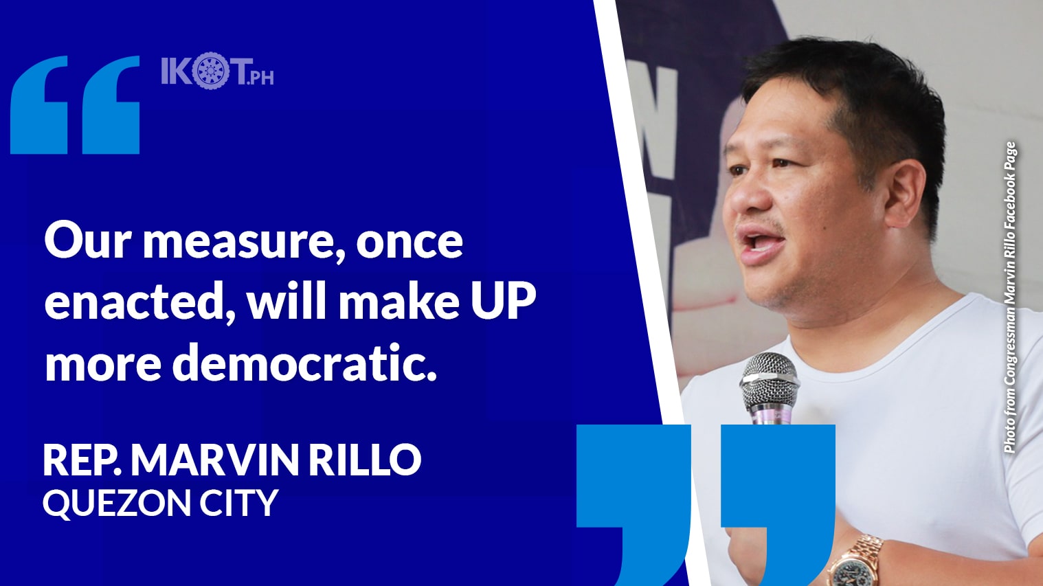 RILLO WANTS UP RESEARCH STAFF REPRESENTED IN BOR — IKOT.PH
