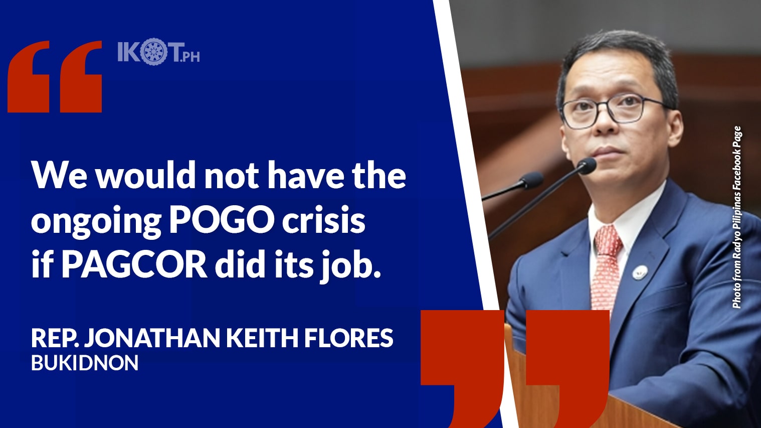 BUKIDNON SOLON WANTS TO ABOLISH POGOS, PAGCOR — IKOT.PH