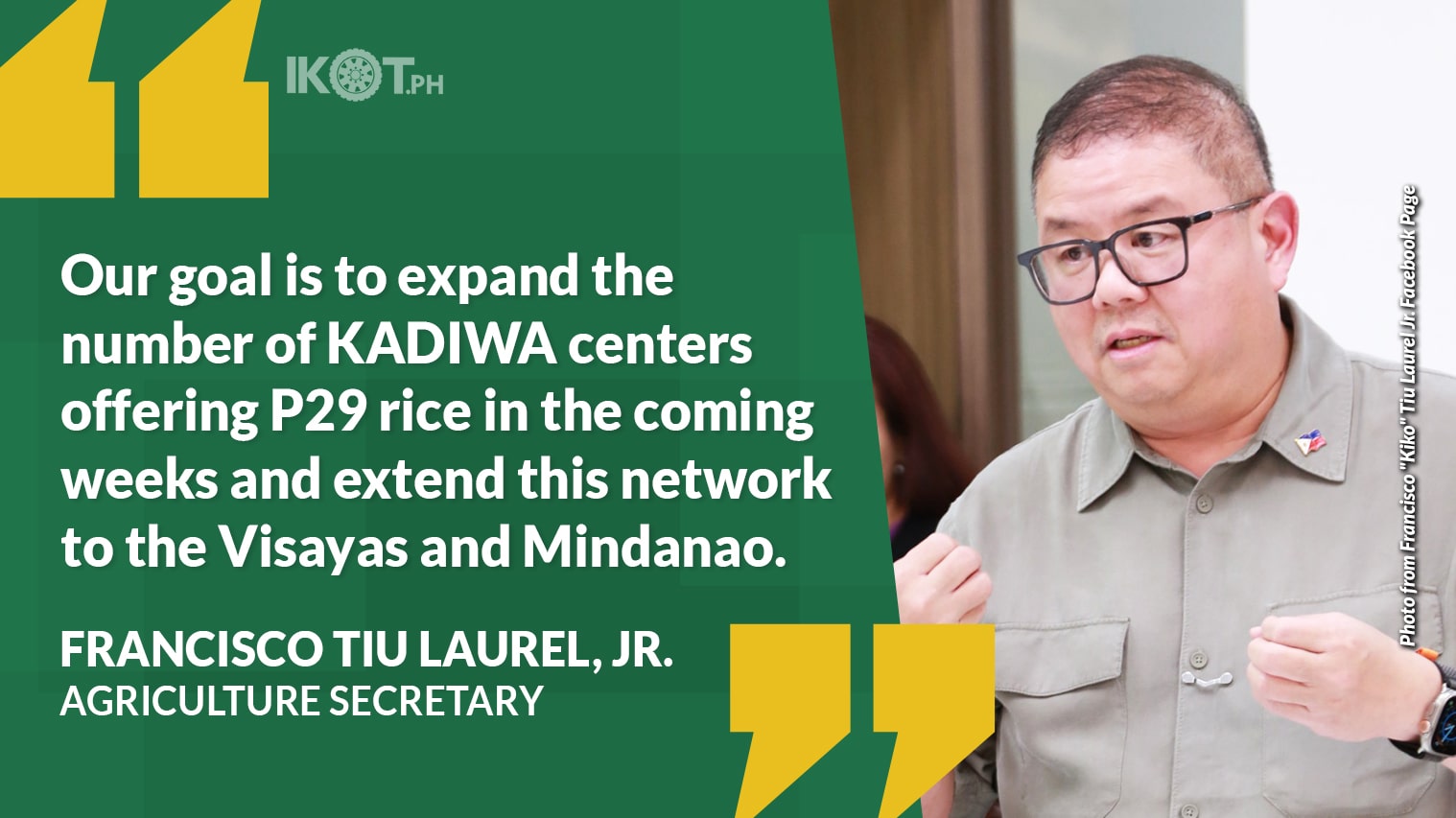 3 MORE KADIWA CENTERS JOIN P29 RICE PROGRAM TRIAL — IKOT.PH