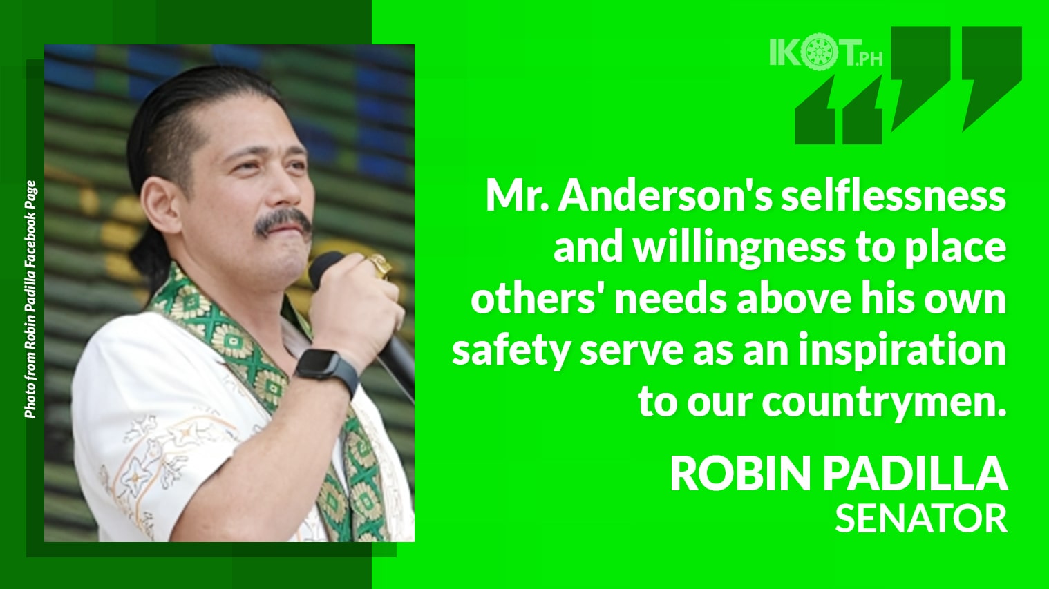 PADILLA LAUDS ANDERSON FOR RESCUE WORK AMID CARINA — IKOT.PH PADILLA LAUDS ANDERSON FOR RESCUE WORK AMID CARINA — IKOT.PH