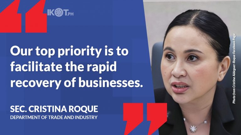 DTI TO ASSIST KRISTINE-HIT SMALL BUSINESSES — IKOT.PH