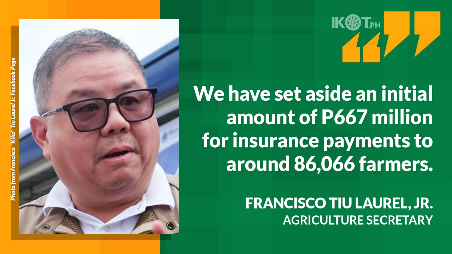 DA: KRISTINE-HIT FARMERS TO GET P667M IN INSURANCE — IKOT.PH