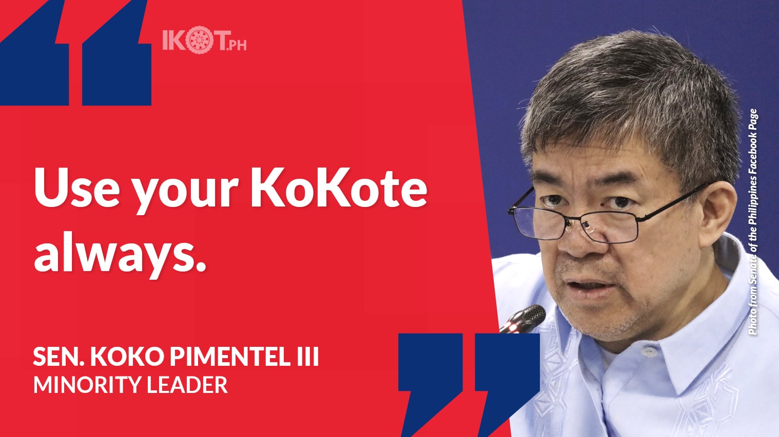 PIMENTEL WARNS PUBLIC AGAINST HOLIDAY SCAMS — IKOT.PH