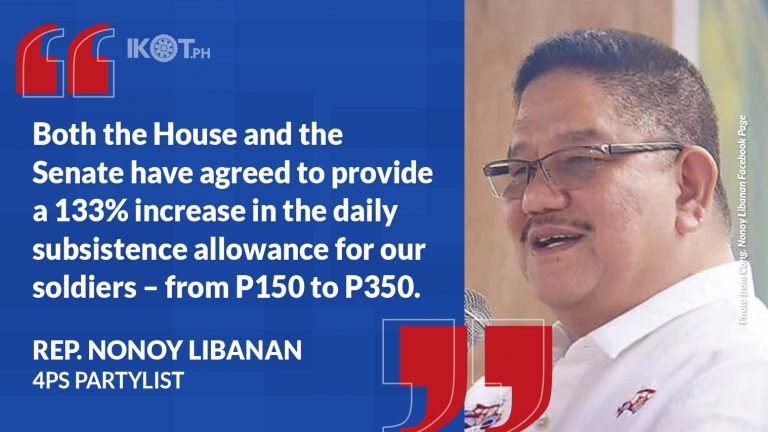 SOLDIERS TO GET P10.5K MONTHLY ALLOWANCE IN 2025 — IKOT.PH