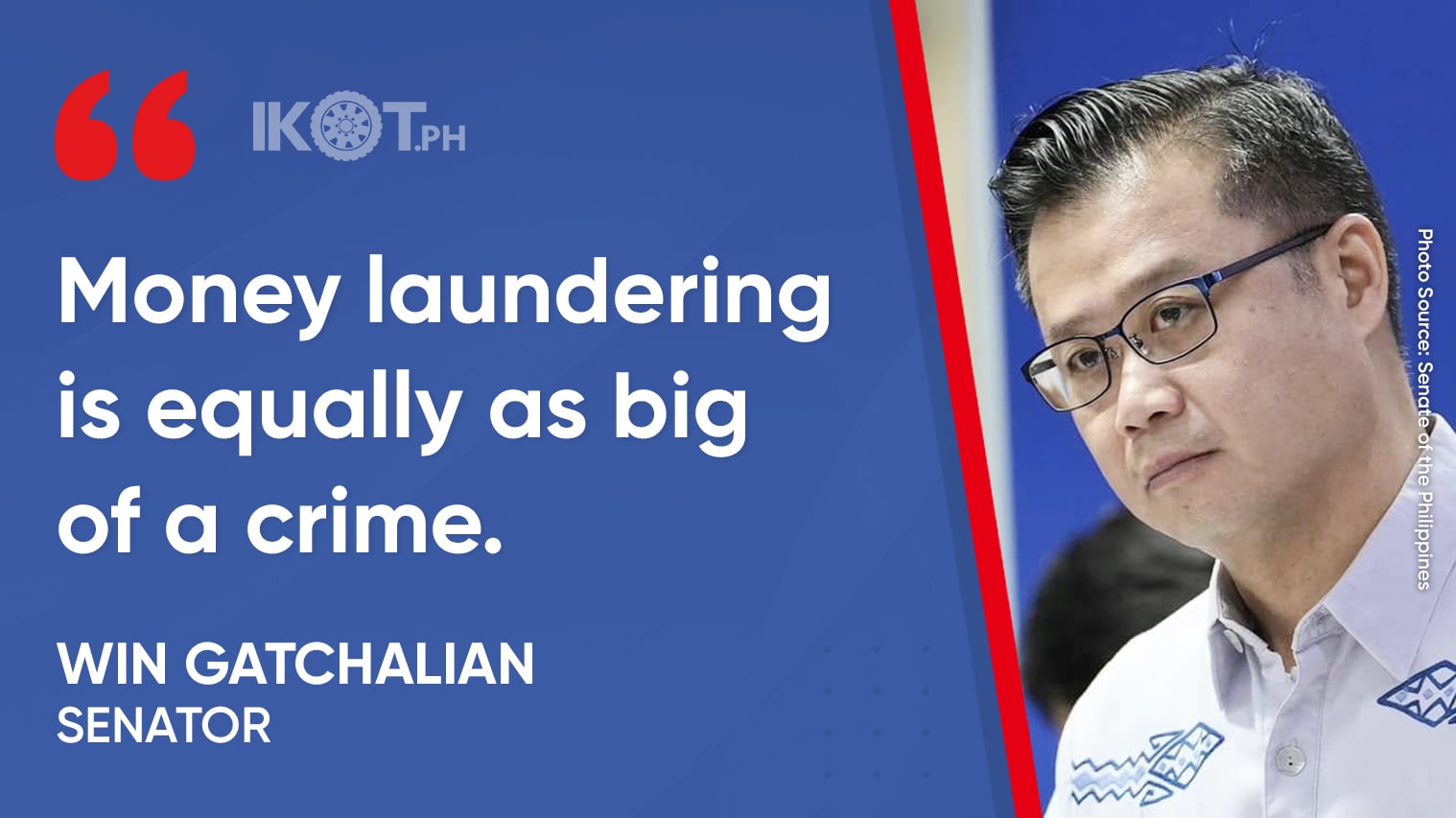 GATCHALIAN: PROBE BANKS IN POGO MONEY LAUNDERING — IKOT.PH