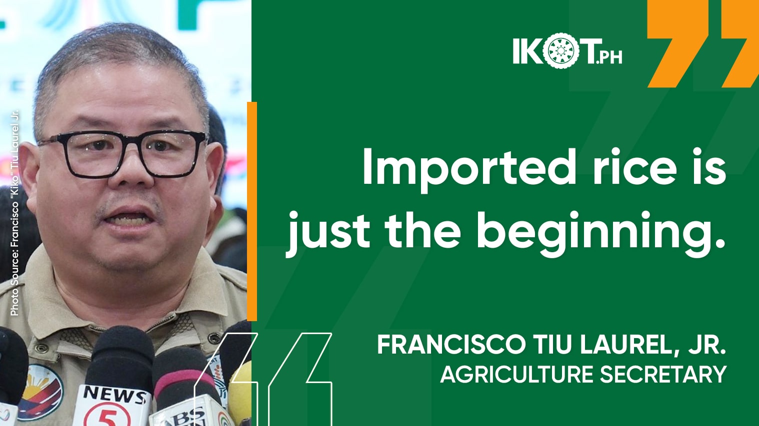 DA, DTI COMMIT TO LOWER RICE PRICES — IKOT.PH