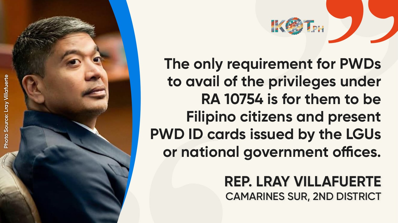 SHOPS URGED: GIVE PWD DISCOUNTS WITH UNVERIFIED ID — IKOT.PH