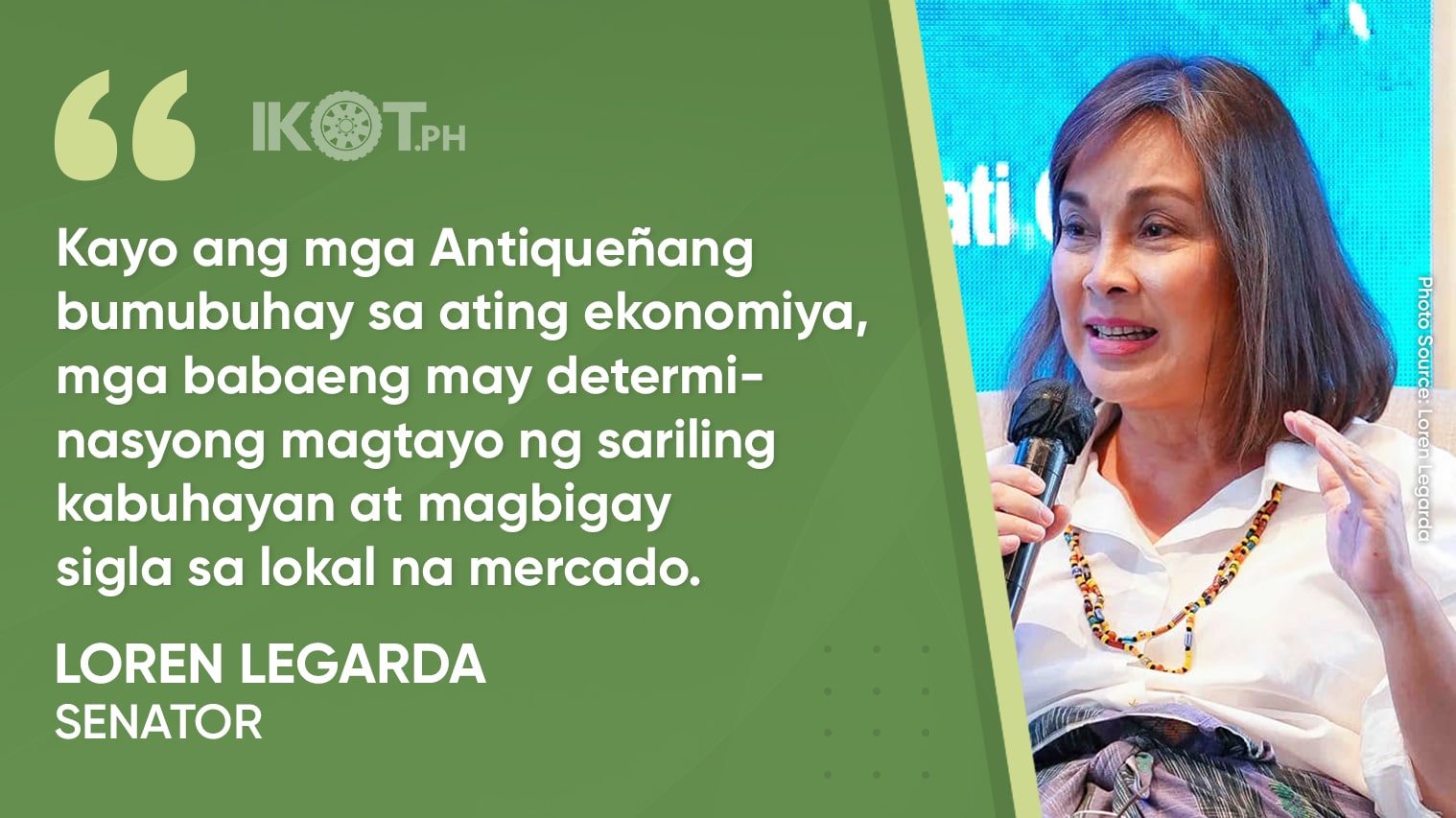 LEGARDA HONORS ANTIQUE’S WOMEN ENTREPS — IKOT.PH