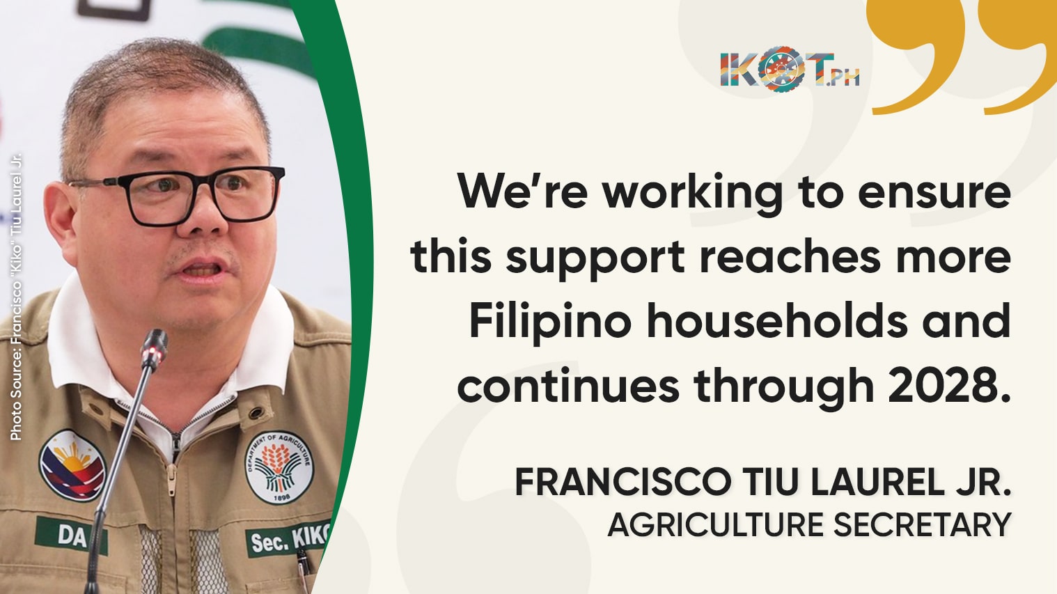 DA: P20/RICE AVAILABLE IN 20 MORE KADIWA CENTERS — IKOT.PH