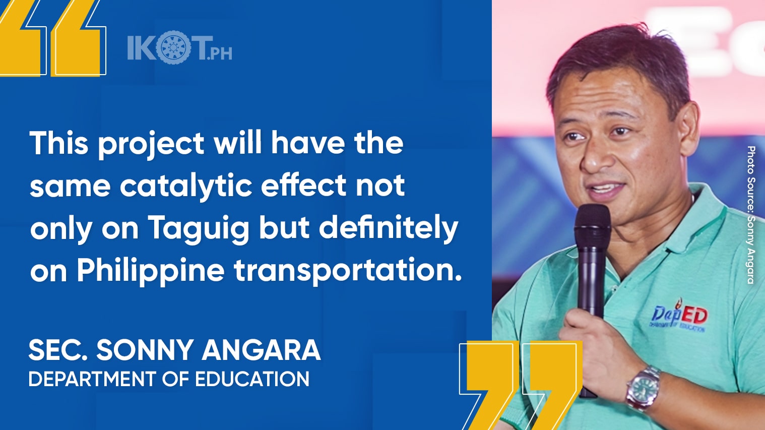 DOTR, UK TO BUILD TRANSIT HUB AT DEPED TAGUIG — IKOT.PH