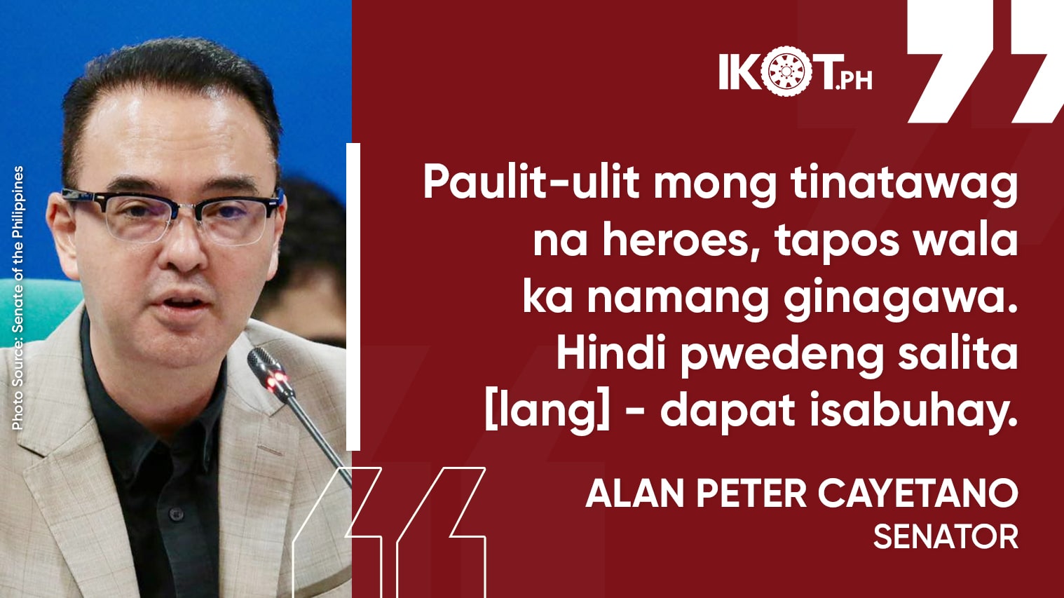 ALAN CAYETANO VOWS MORE SUPPORT, SERVICES FOR OFWS — IKOT.PH