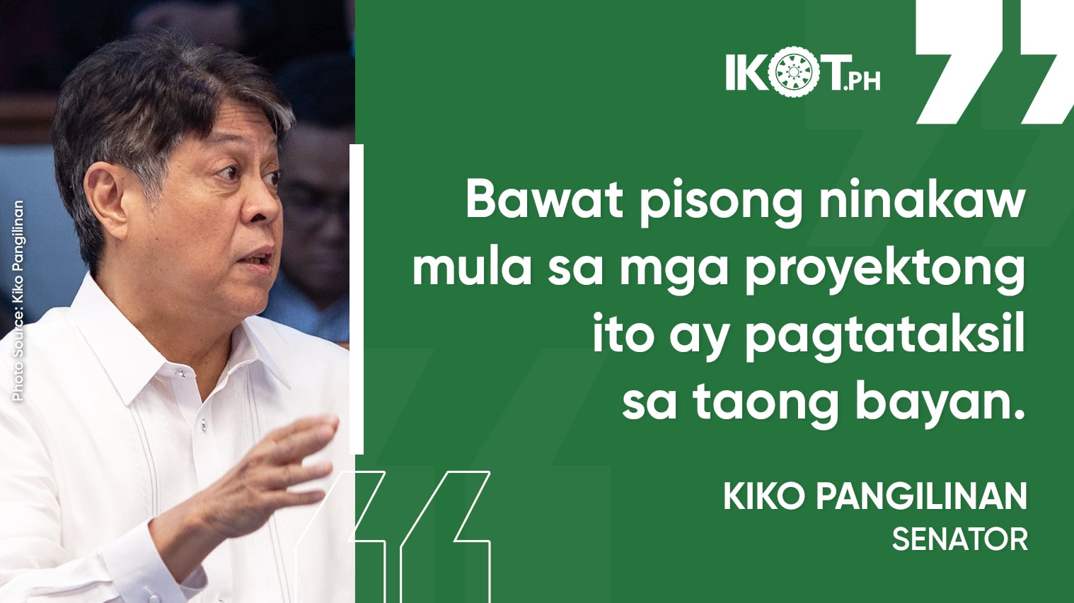 KIKO: PROBE AUDITORS OF FLOOD CONTROL PROJECTS — IKOT.PH