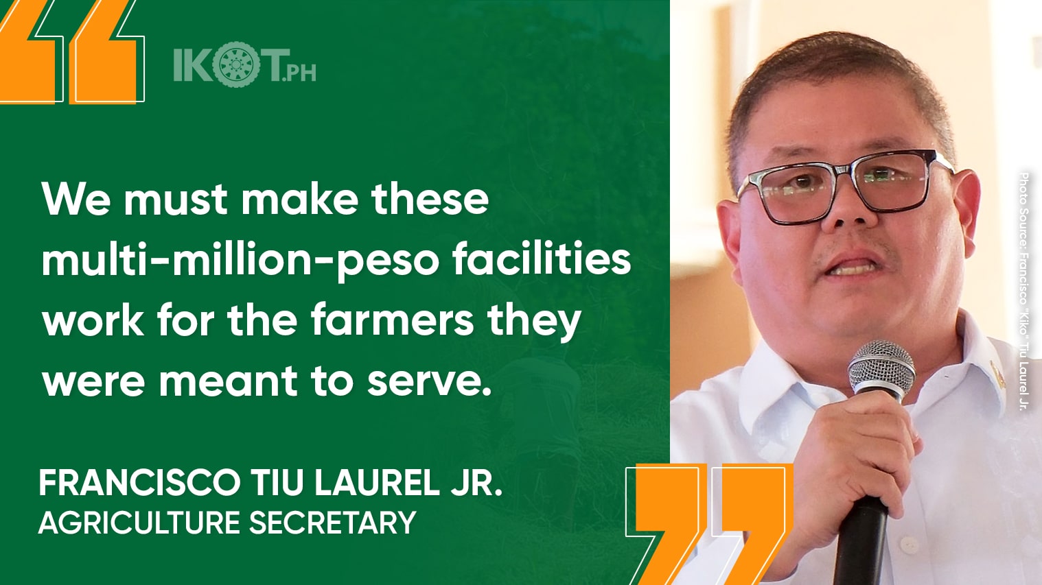 DA BATS FOR RICE TARIFFICATION LAW AMENDMENT — IKOT.PH